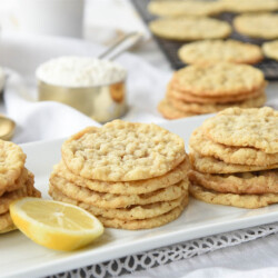 Lemon Oatmeal Cookies - Recipes from Your Homebased Mom