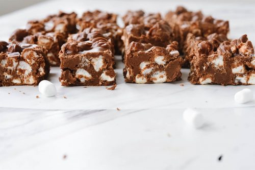 Rocky Road Fudge Recipe | Leigh Anne Wilkes