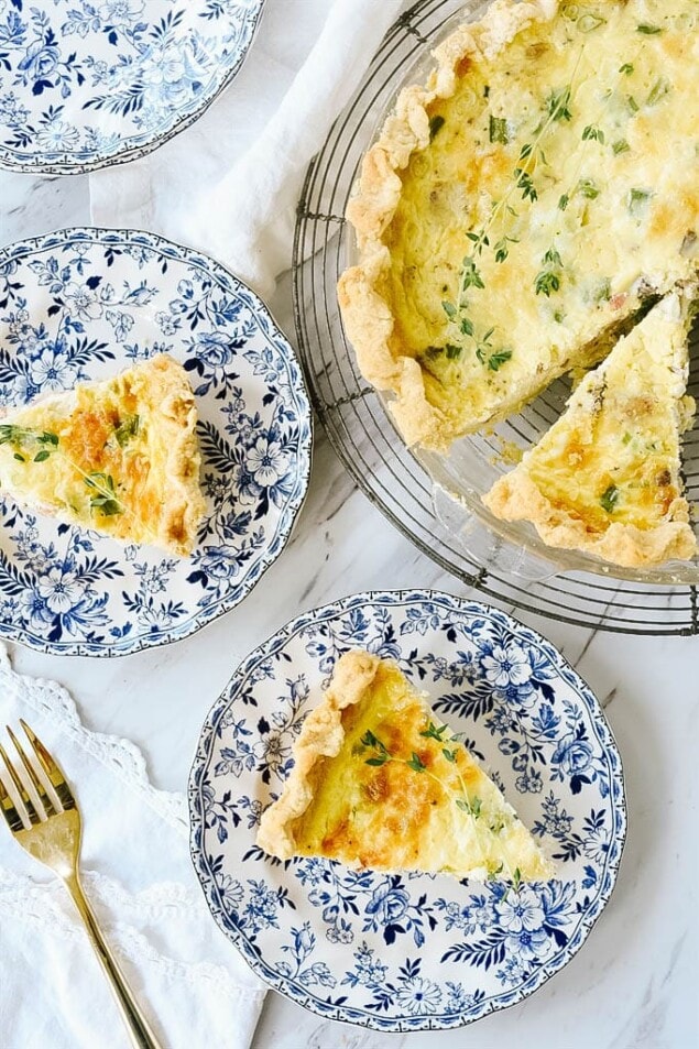 Quiche Lorraine Recipe | Your Homebased Mom | Easy Quiche Recipe