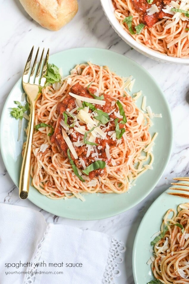 Spaghetti with Meat Sauce | Recipe by Leigh Anne Wilkes