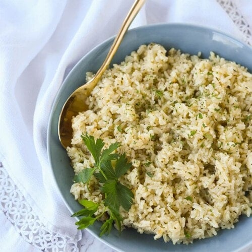 Herb Rice Recipe {use fresh or dried herbs} | by Leigh Anne Wilkes
