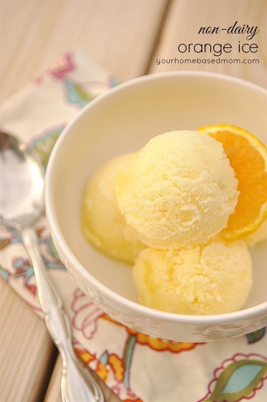 Orange Ice - Your Homebased Mom