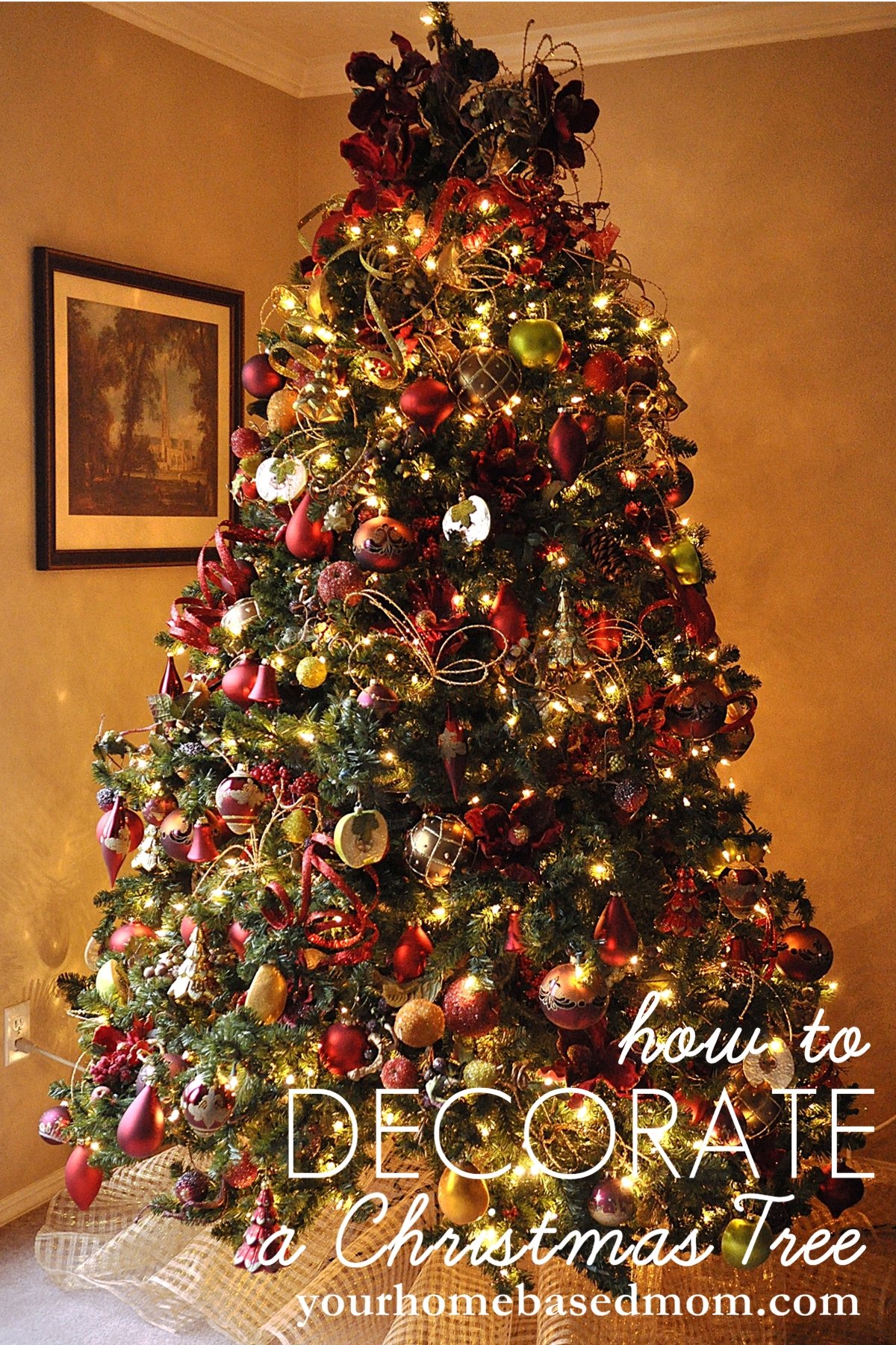How to Decorate a Christmas Tree Tutorial How to Decorate a Christmas Tree Tutorial