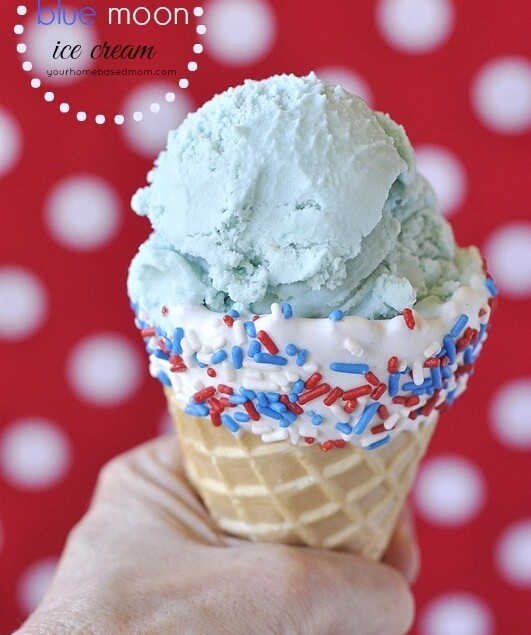 Blue Moon Ice Cream Recipe | Your Homebased Mom