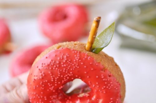 Back to School Apple Donuts - Your Homebased Mom