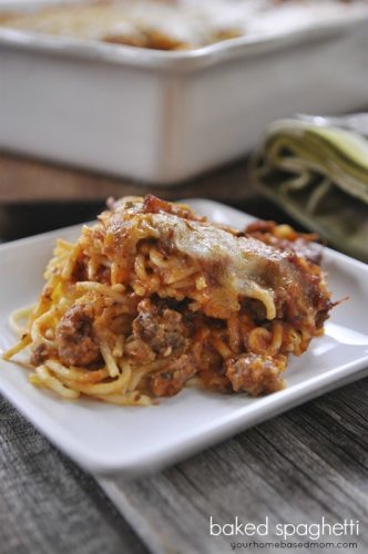 Baked Spagheiit | Recipe from Your Hoembased Mom