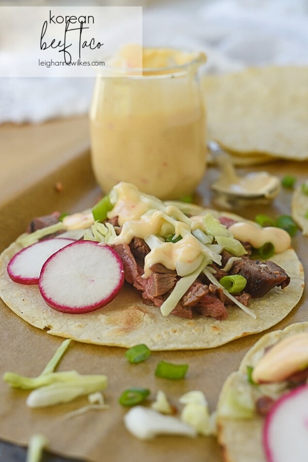 Korean Beef Tacos | Recipe from Your Homebased Mom