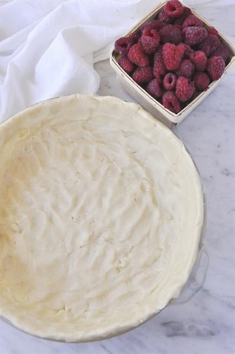 Sour Cream Raspberry Pie