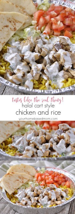 Halal Chicken and Rice | Recipe from Your Homebased Mom