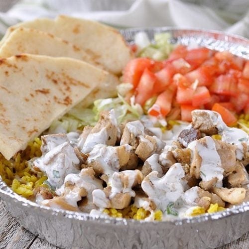 Halal Chicken and Rice | Recipe from Leigh Anne Wilkes