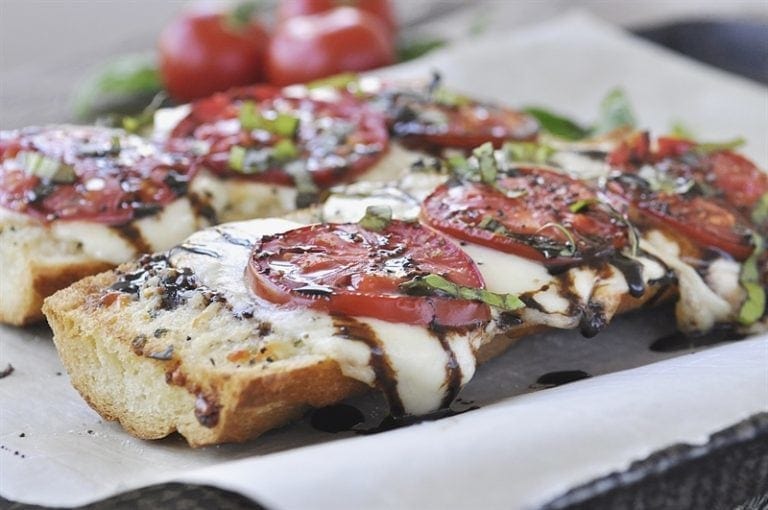 Caprese Garlic Bread Recipe | by Leigh Anne Wilkes