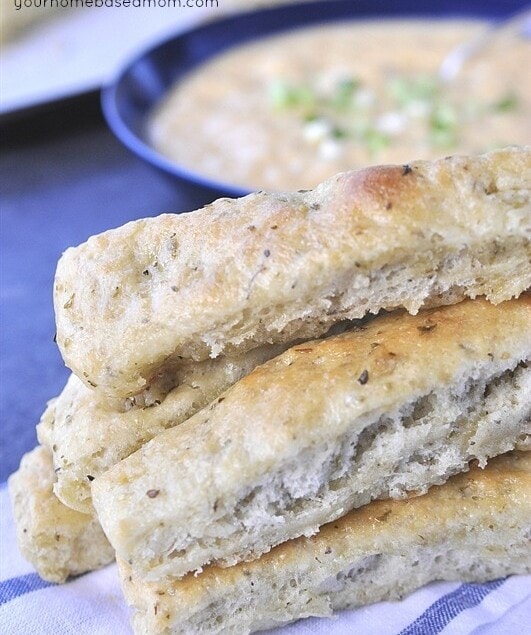 Italian Herb Breadsticks | Recipe from Your Homebased Mom