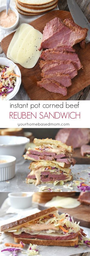 Instant Pot Corned Beef | Reuben Sandwich | Leigh Anne Wilkes