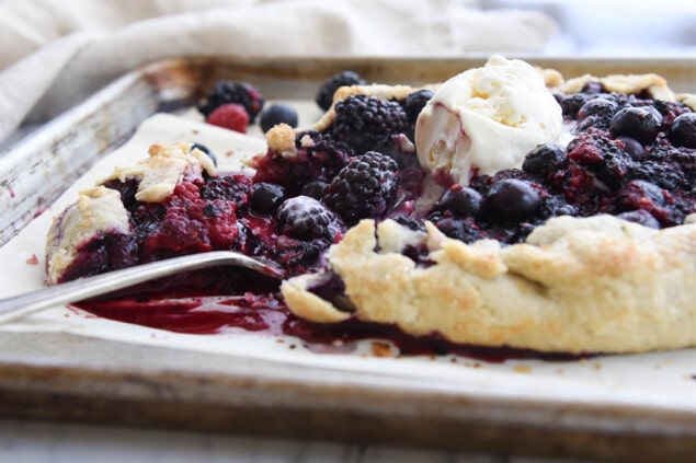 Berry Galette Recipe, A Rustic Pie | Your Homebased Mom