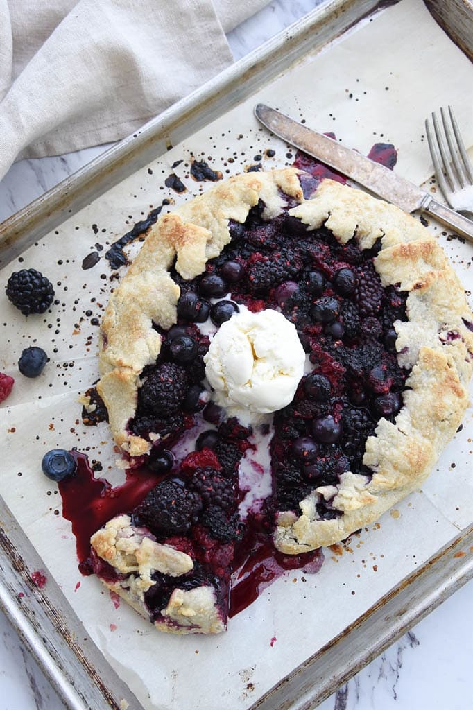 Berry Galette Recipe, A Rustic Pie | Your Homebased Mom