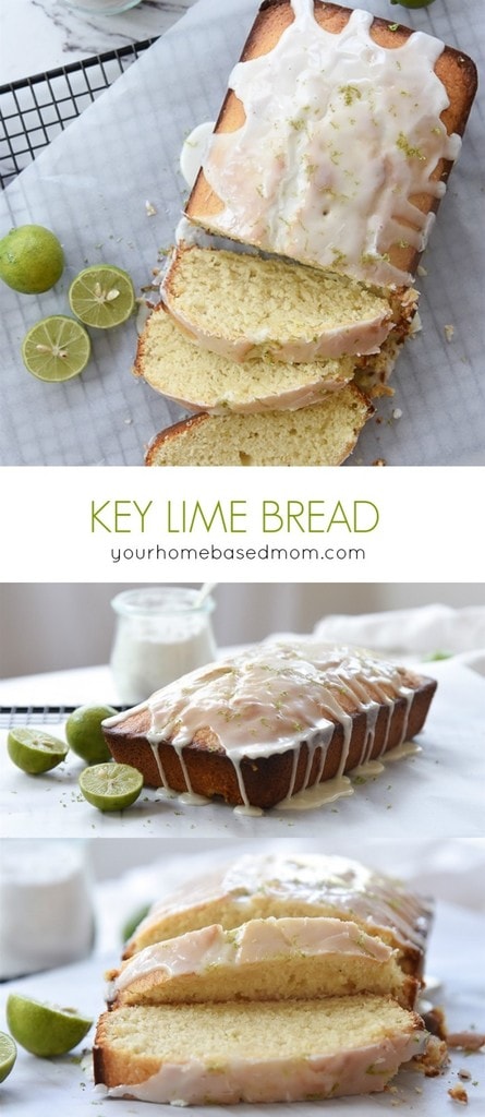 Key Lime Bread with Glaze | Your Homebased Mom