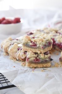 Raspberry White Chocolate Bars | Leigh Anne Wilkes