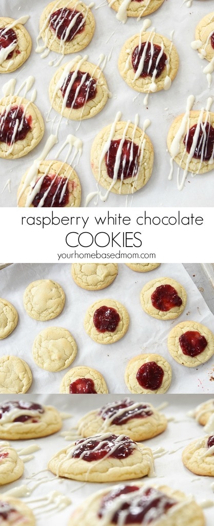 Raspberry White Chocolate Cookies | Your Homebased Mom