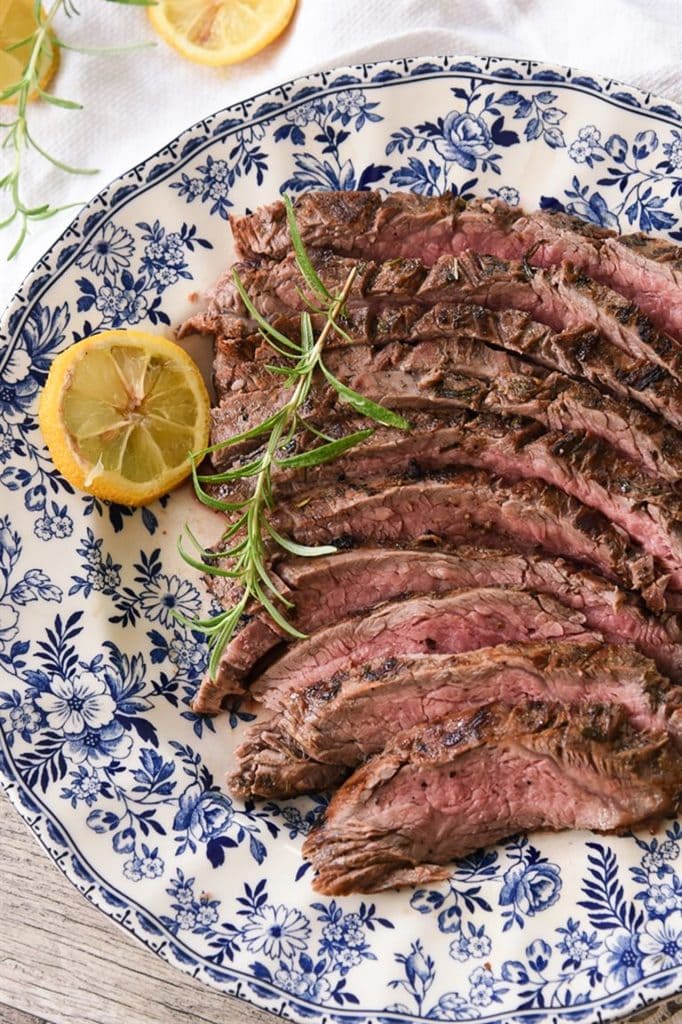 Rosemary Lemon Flank Steak Recipe | Your Homebased Mom