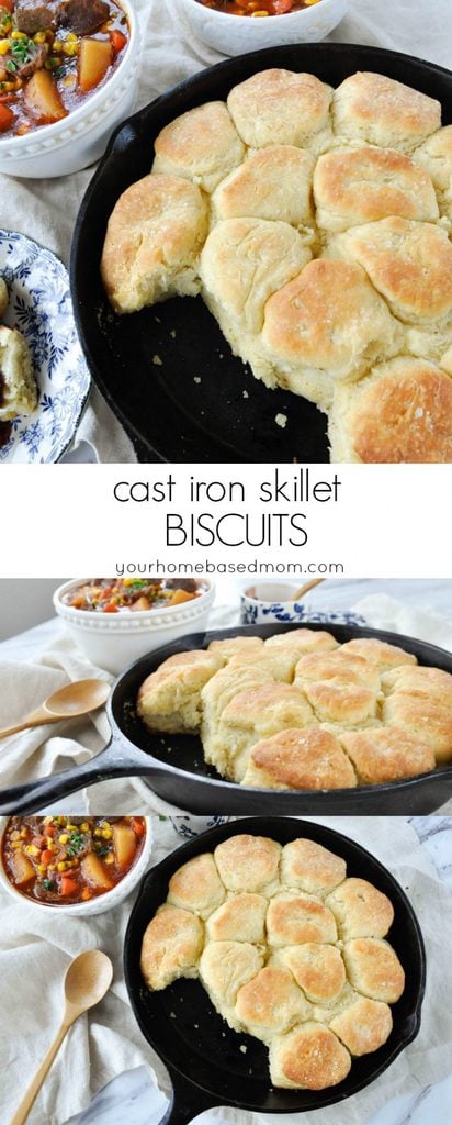 Cast Iron Skillet Biscuits | Recipe from Your Homebased Mom