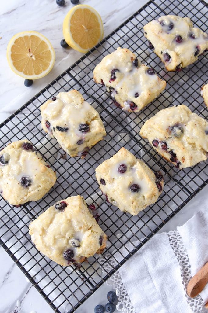 Lemon Blueberry Scones Recipe | Your Homebased Mom