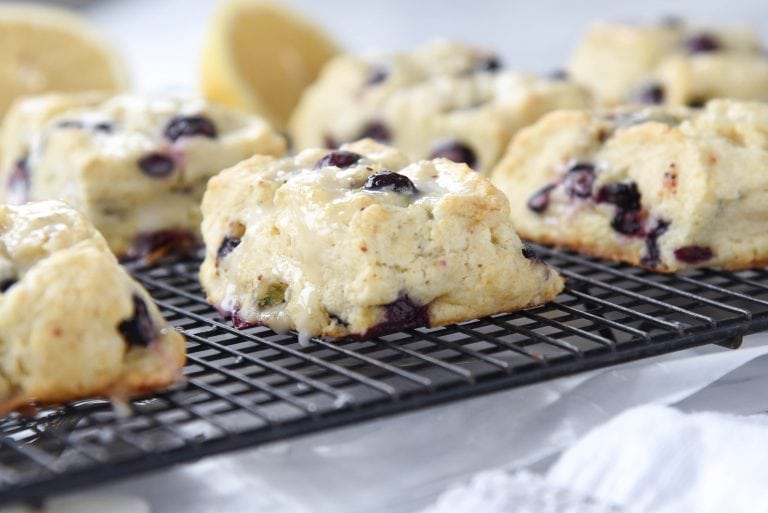 Lemon Blueberry Scones Recipe | Your Homebased Mom