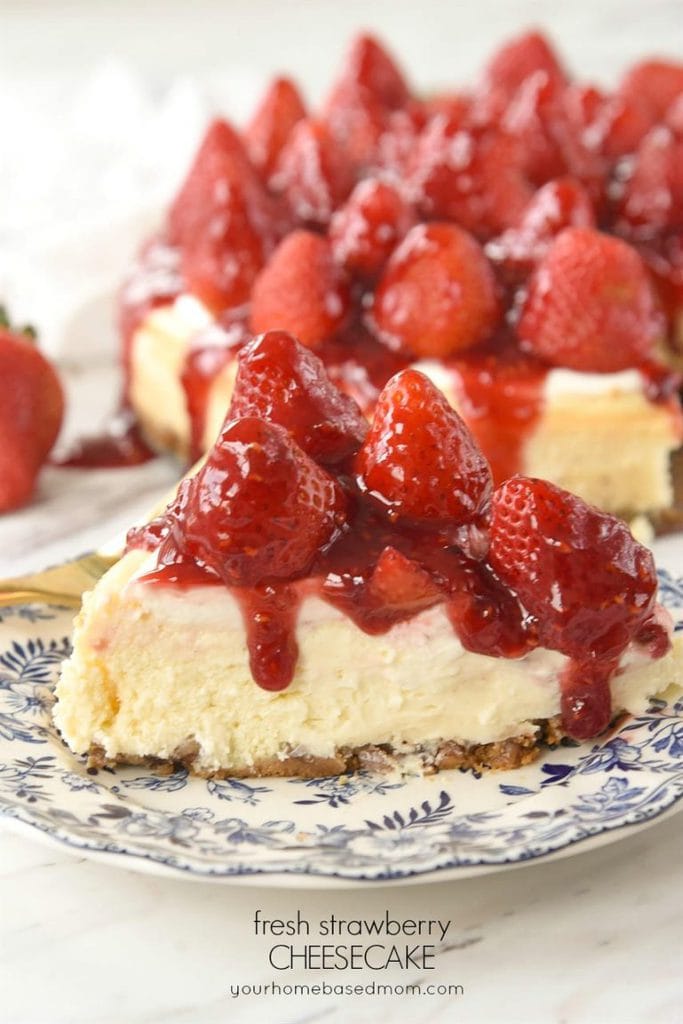 Fresh Strawberry Cheesecake | Recipe by Leigh Anne Wilkes