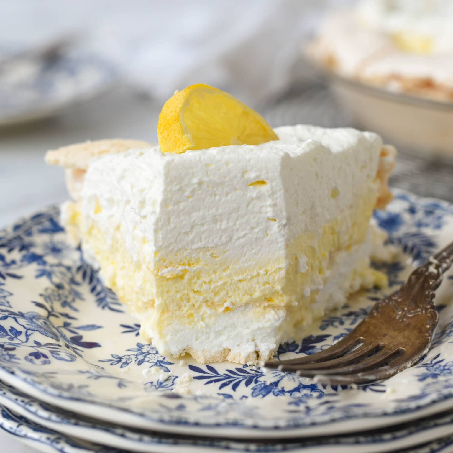 Lemon Angel Pie with Meringue Crust | Leigh Anne Wilkes