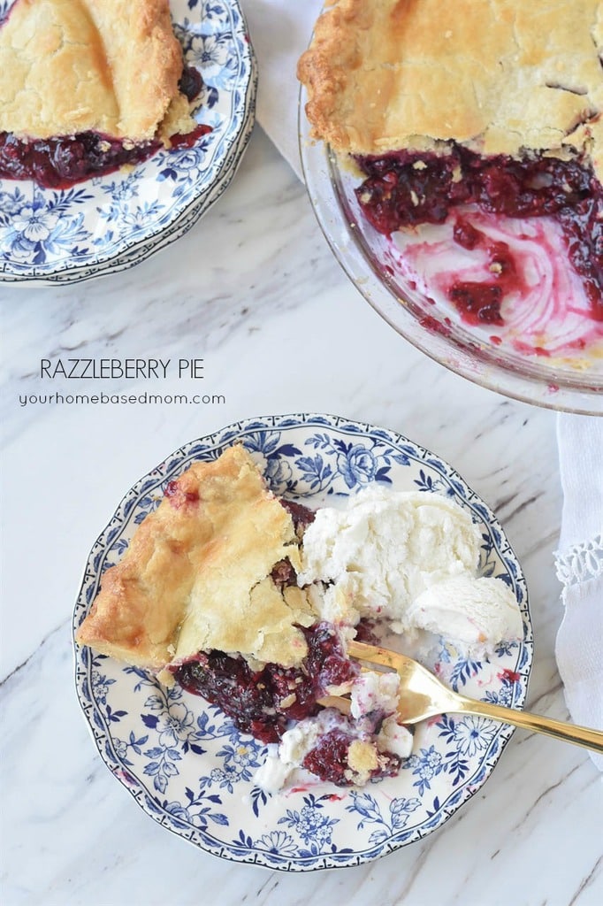 Razzleberry Pie Recipe | Your Homebased Mom | Triple Berry Pie