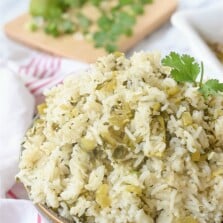 Green Chile Rice | Recipe from Your Homebased Mom