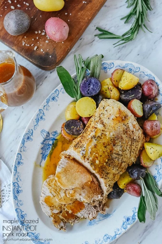 Maple Glazed Instant Pot Pork Roast | Your Homebased Mom