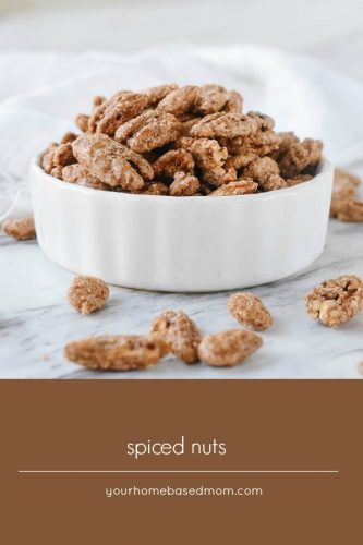 Easy Spiced Nuts Recipe | Your Homebased Mom
