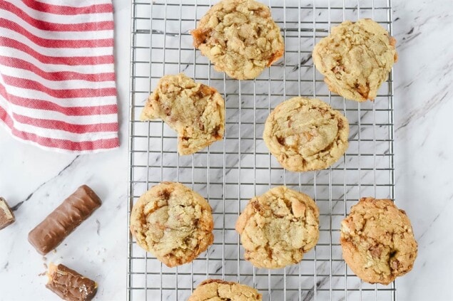 Twix Cookies | Recipe by Leigh Anne Wilkes
