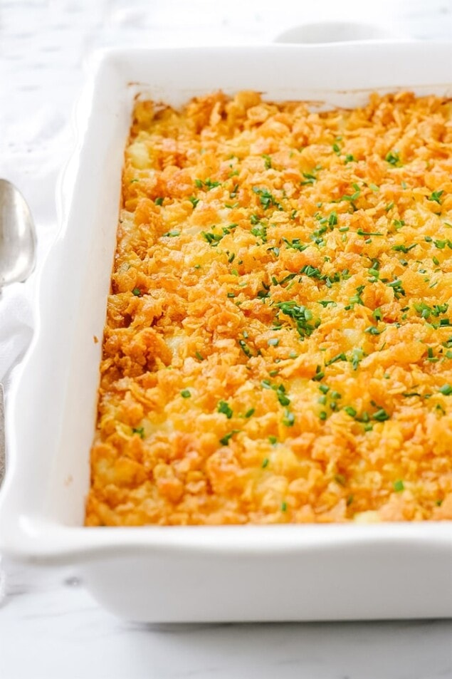 Cheesy Potatoes {Funeral Potatoes} | Your Homebased Mom
