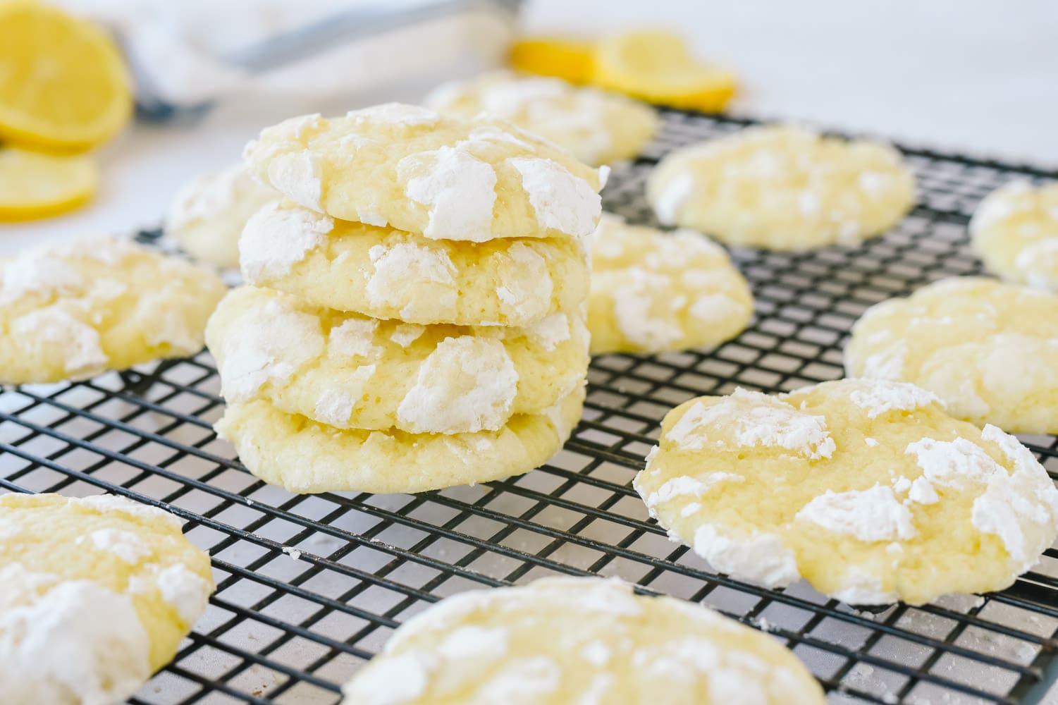 Lemon Crinkle Cookie Recipe | Leigh Anne Wilkes