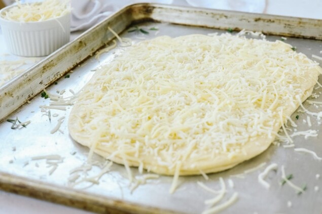 Cheesy Herb Flatbread Recipe | from Leigh Anne Wilkes
