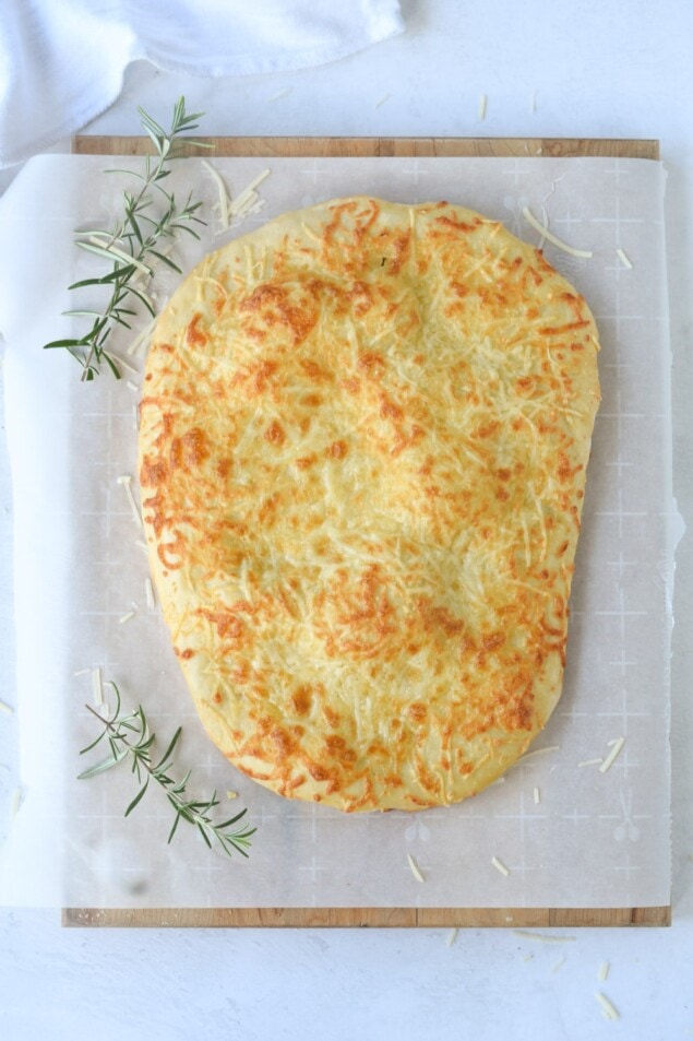 Cheesy Herb Flatbread Recipe | from Leigh Anne Wilkes
