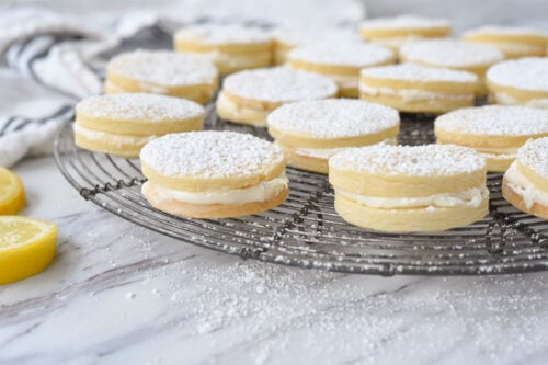 Lemon Cream Sandwich Cookies | Recipe by Leigh Anne Wilkes