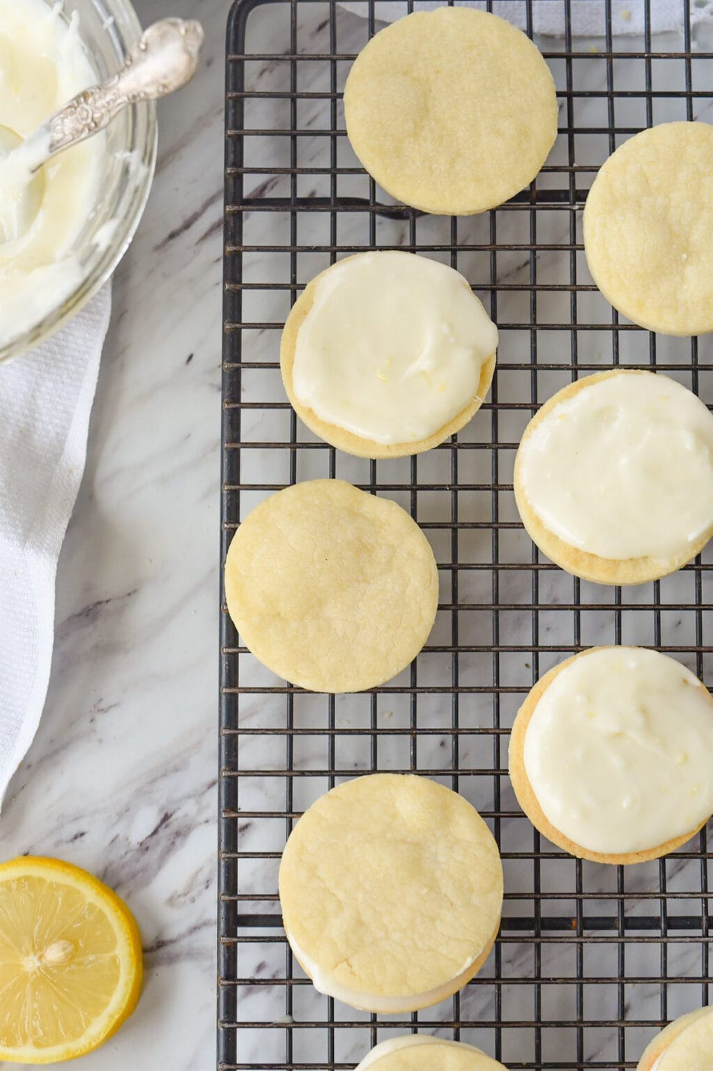 Lemon Cream Sandwich Cookies | Recipe by Leigh Anne Wilkes