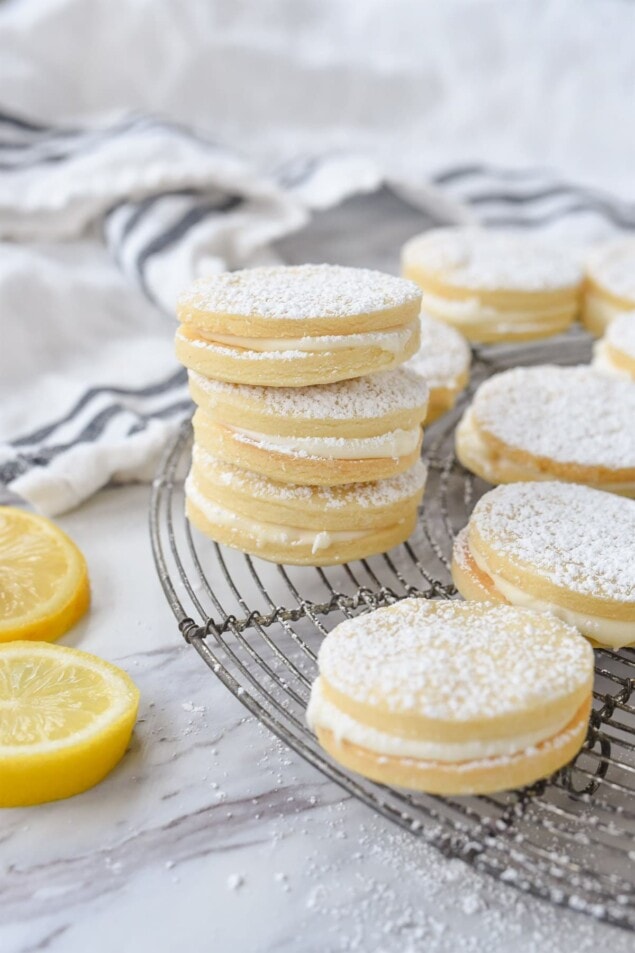 Lemon Cream Sandwich Cookies | Recipe by Leigh Anne Wilkes