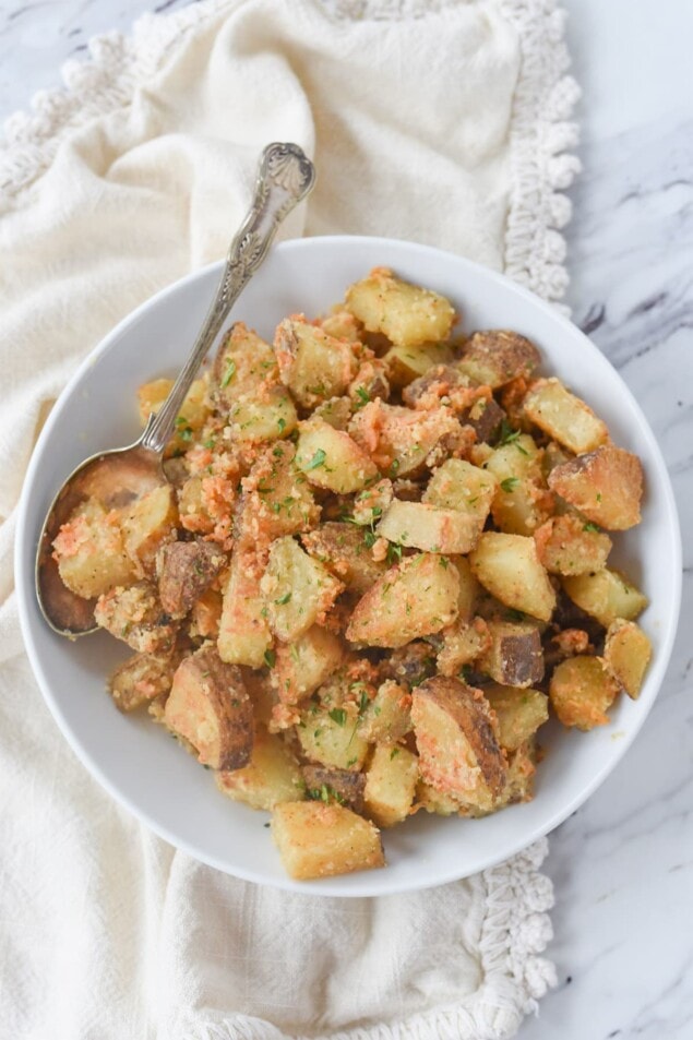 Parmesan Roasted Potatoes | Leigh Anne Wilkes