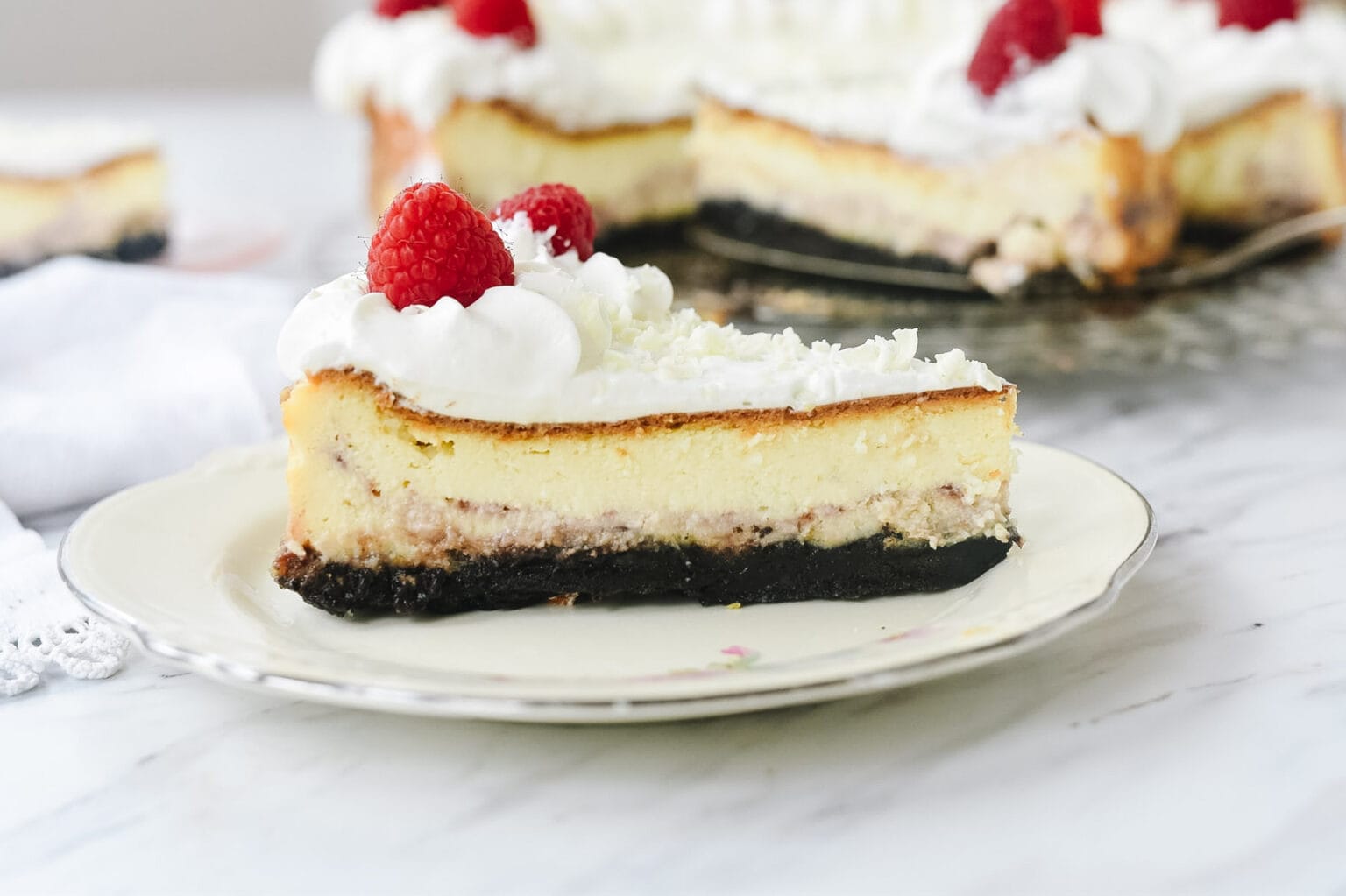 White Chocolate Raspberry Cheesecake | Leigh Anne Wilkes