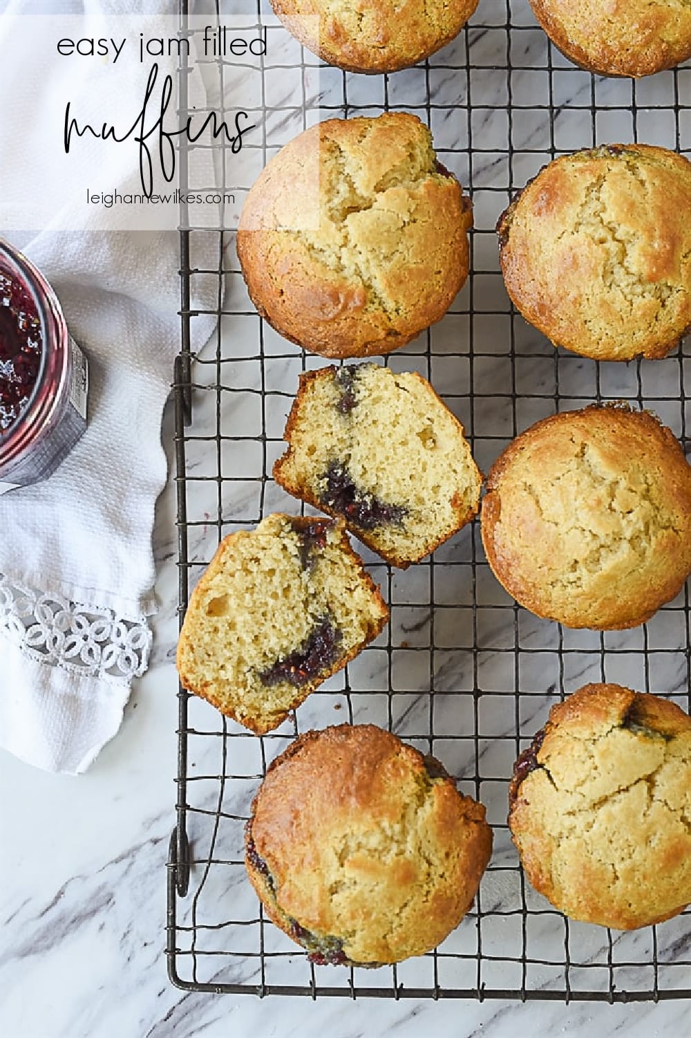 Easy Jam Muffins | Recipe by Leigh Anne Wilkes