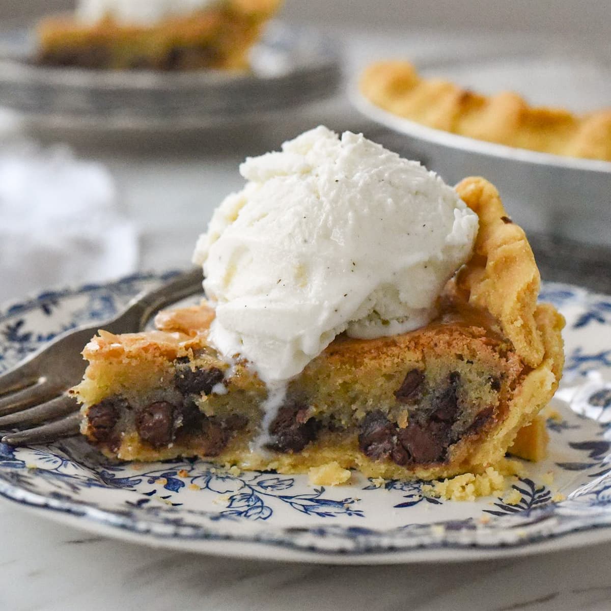 Chocolate Chip Cookie Pie | Recipe by Leigh Anne Wilkes