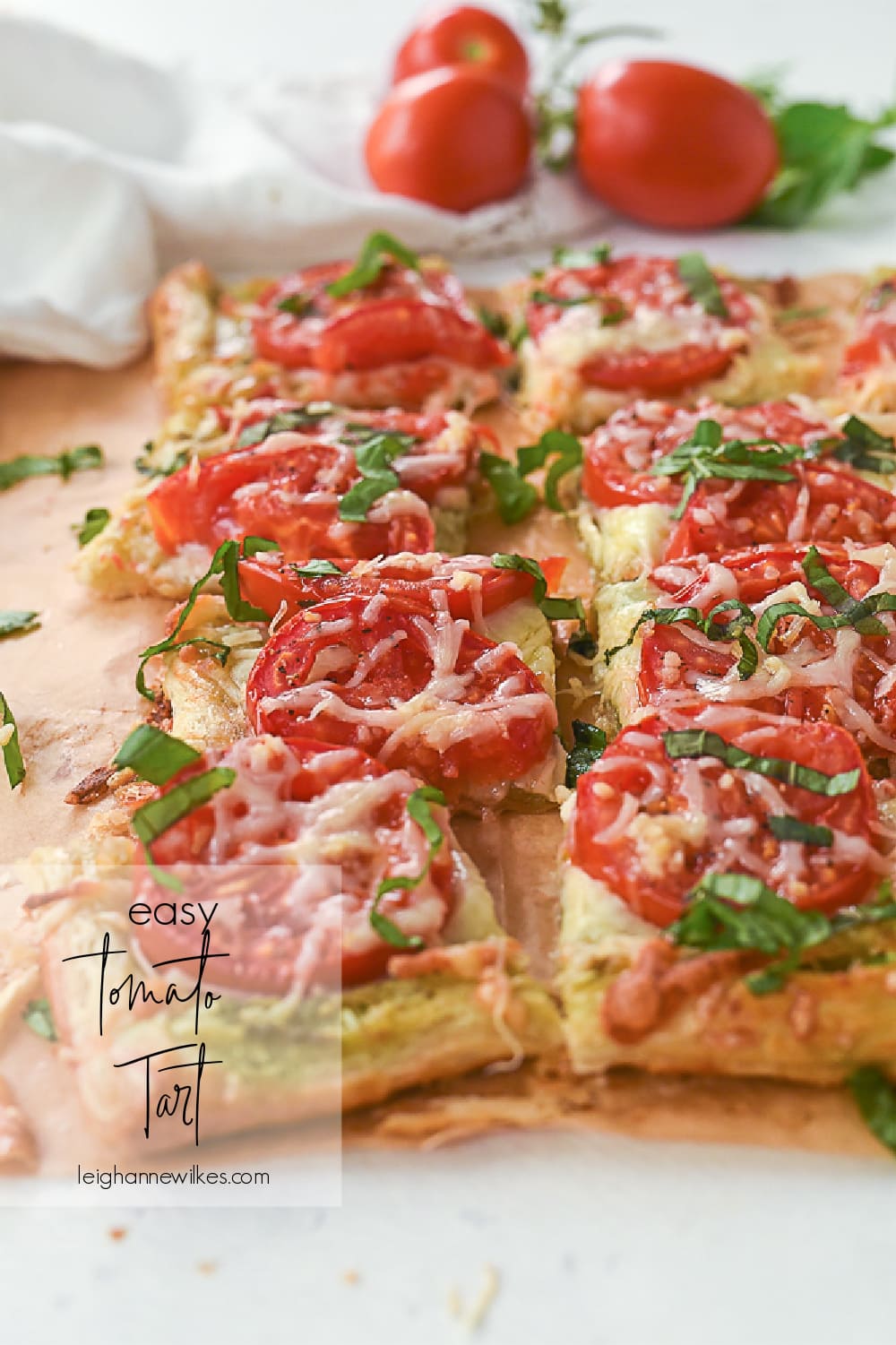 Easy Tomato Tart | Recipe from Leigh Anne Wilkes