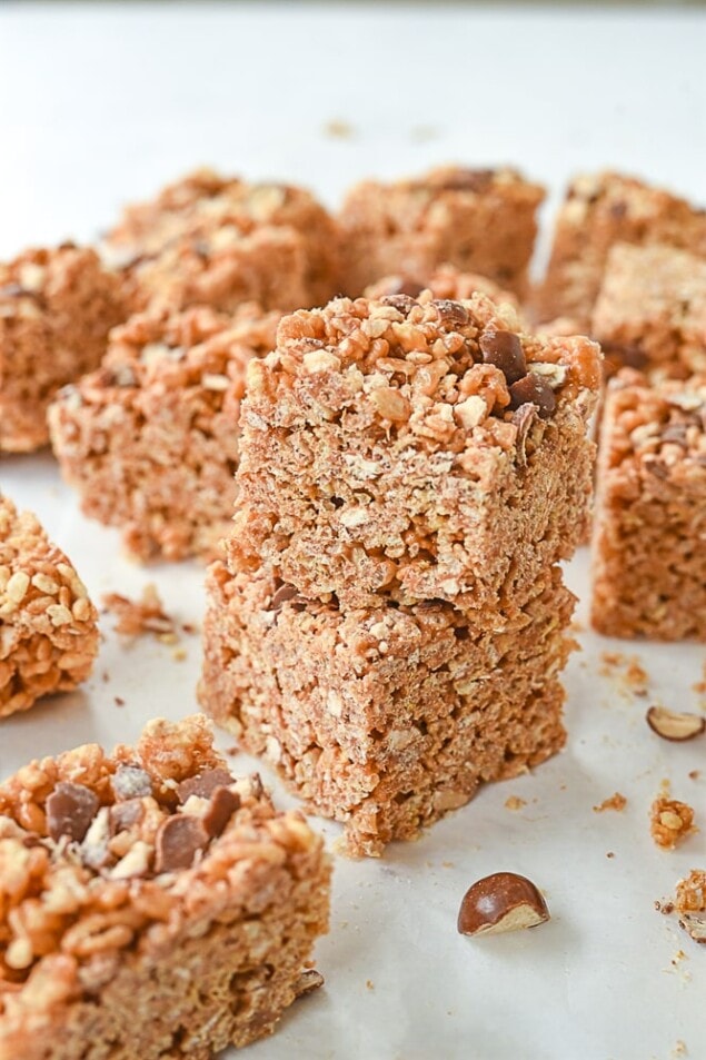 Malted Milk Ball Rice Krispie Treats | by Leigh Anne Wilkes