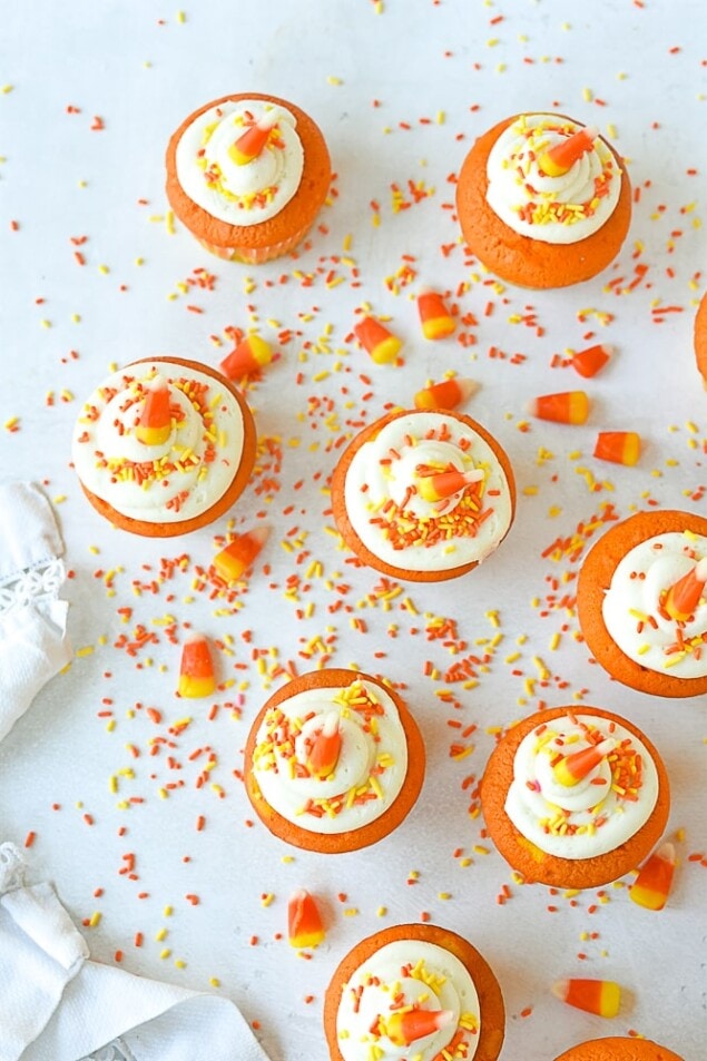 Easy Candy Corn Cupcakes | by Leigh Anne Wilkes