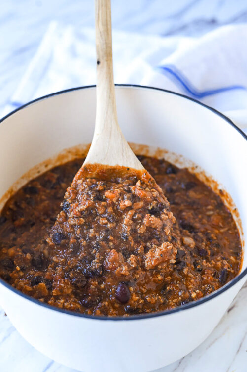Black Bean Chili Recipe | by Leigh Anne Wilkes