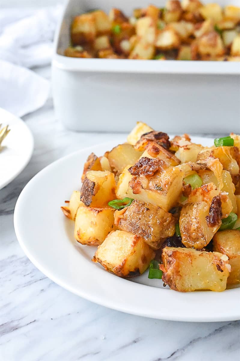Cheesy Ranch Potatoes with Bacon | Leigh Anne Wilkes