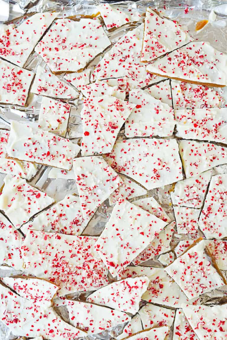 White Chocolate Peppermint Toffee | by Leigh Anne Wilkes